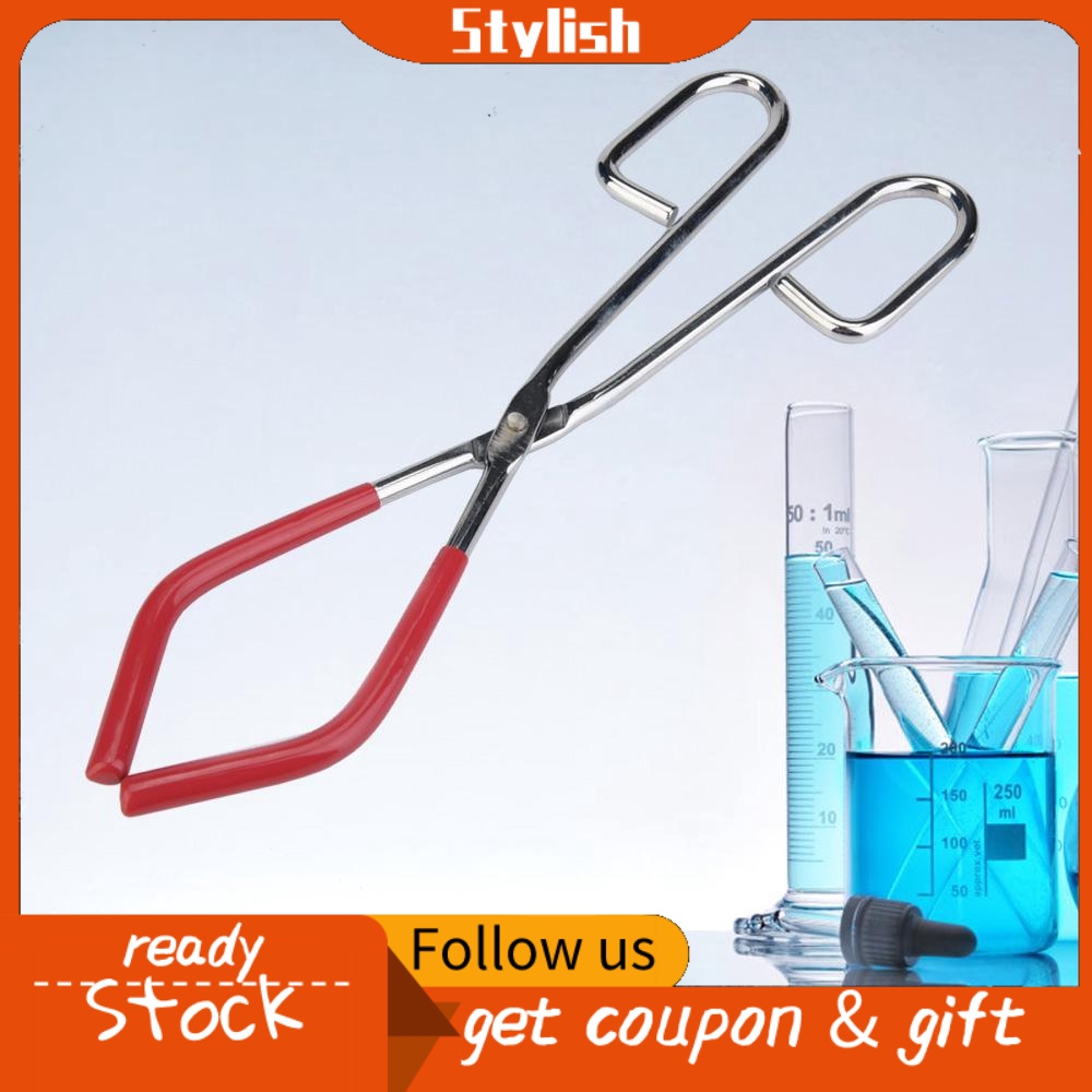 26cm Laboratory Teaching Chemical Beaker Tongs Lab Clip Tool | Shopee ...