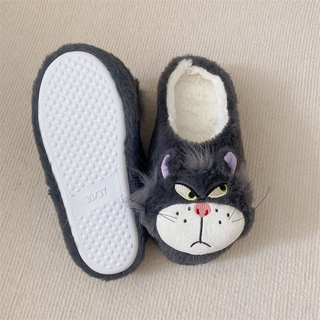 NS3 Lucifer cat disney The Aristocats Household floor cotton slippers ...