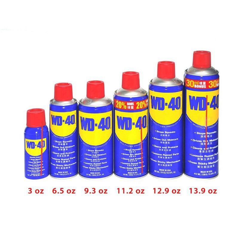 WD40 RUST REMOVER Original 3oz / 6.5oz / 9.3 Oz / 12.9oz Multi-Purpose ...