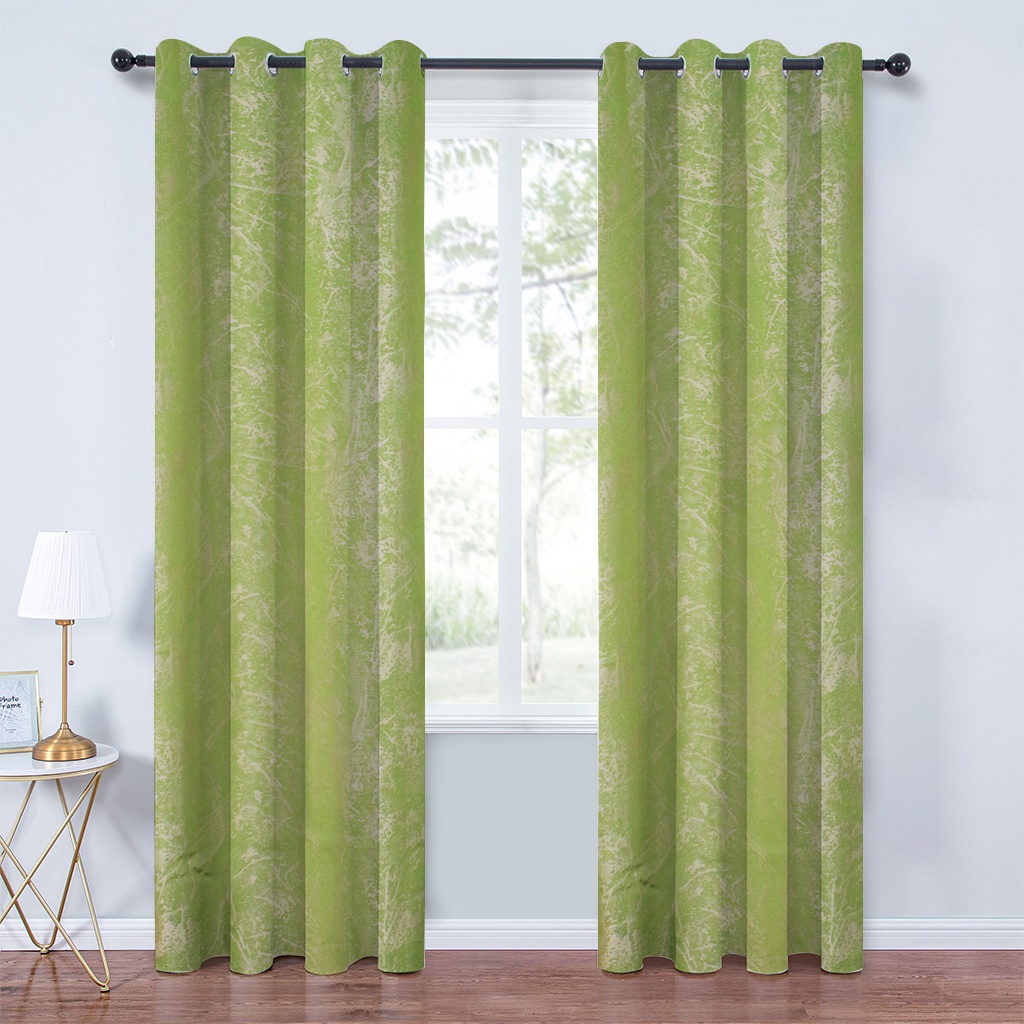 1pc brocade curtain with 8 ring living room curtains hot selling 100% ...