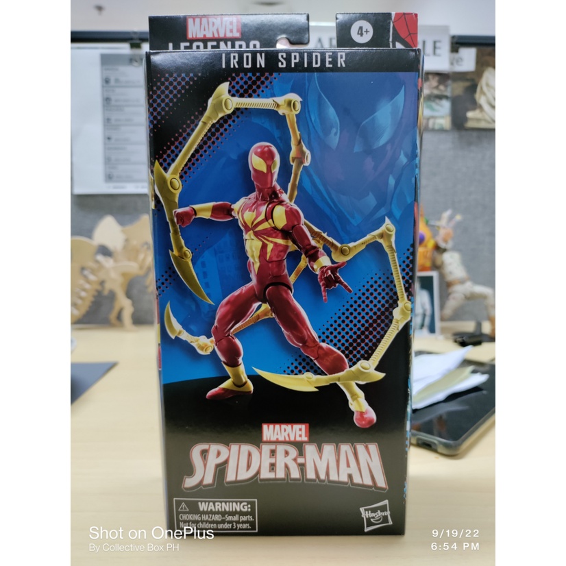 Iron Spider-Man Marvel Legends Spider Spidey 60th Anniversary | Shopee ...