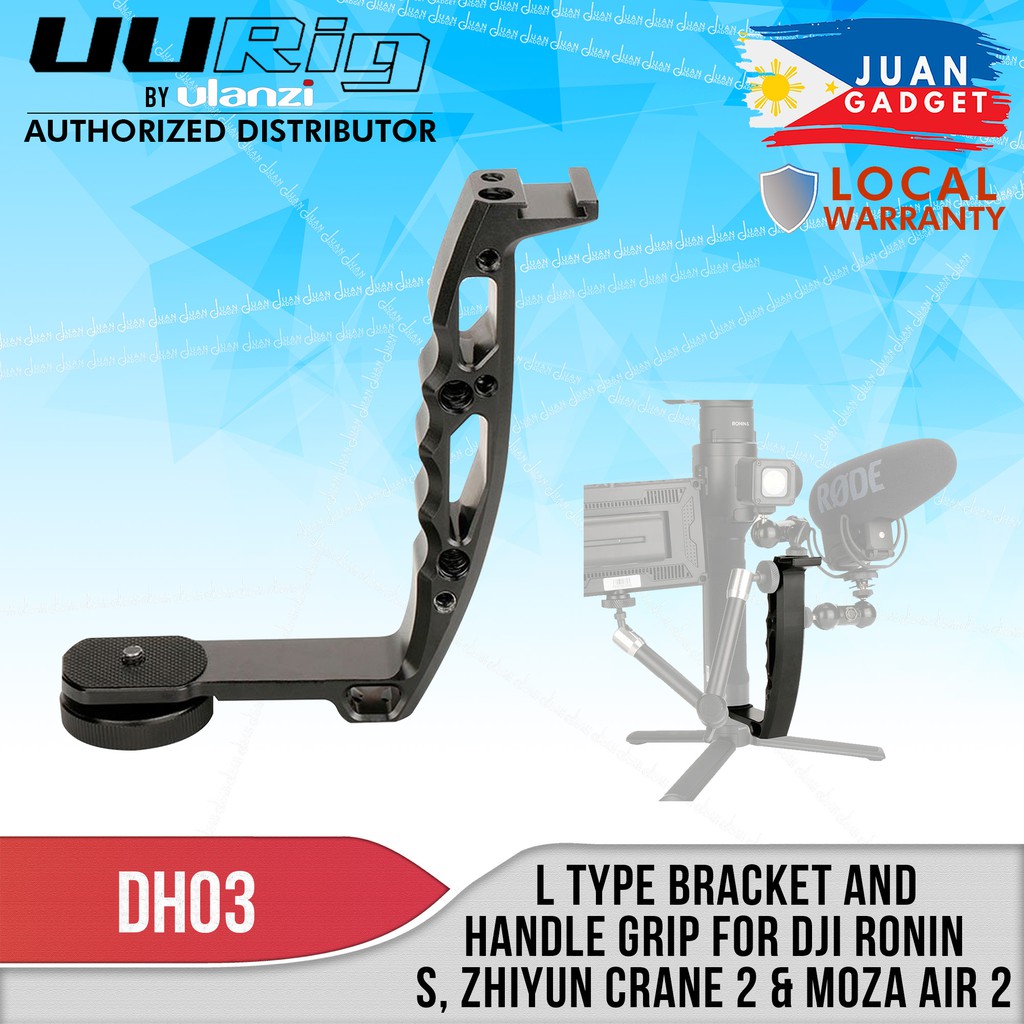 UURig by Ulanzi DH03 L Type Bracket Mic Stand Handle Grip Video Monitor ...