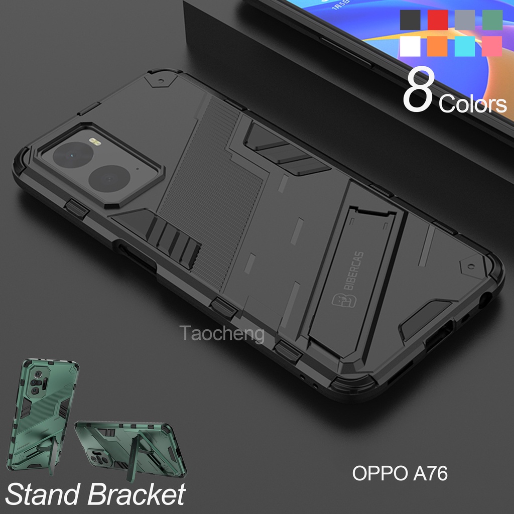 For OPPO A76 A96 A57 4G 5G 2022 Armor Shockproof Phone Case Bracket ...