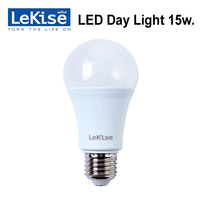 Lekise Led Bulb E27 A60 DayLight 15W | Shopee Philippines