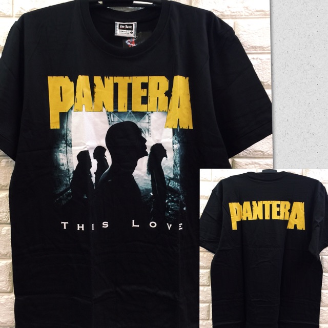 Rock Band Pantera Black Shirts COD T SHIRT Short sleeve | Shopee ...