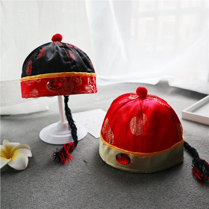 Chinese Fashion Baby Emperor Cap Performance Chinese Costumes Child ...