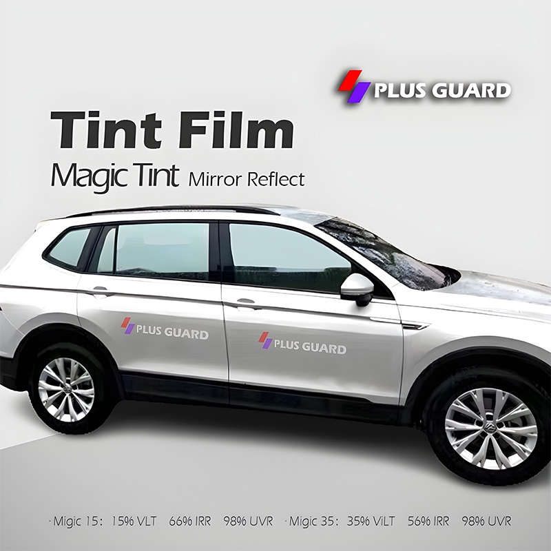 Magic Tint/ Mirror Reflect/ Car Tint films Heat Reject UV protect ...