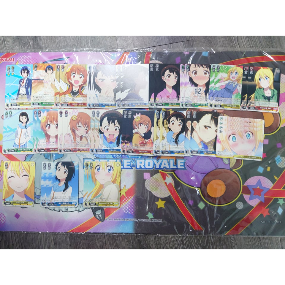 [ Ora Ora ] Collection of Genuine Japanese Anime Nisekoi cards | Shopee ...