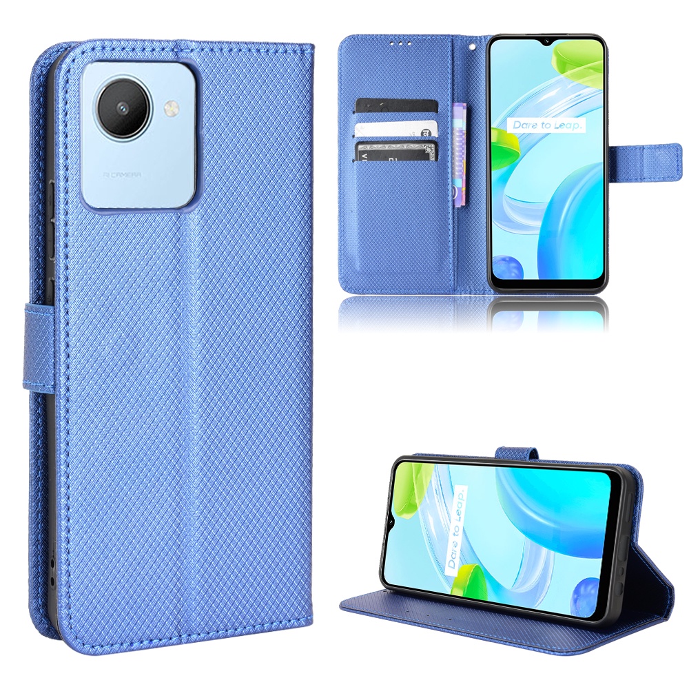 Flip Case Realme C30 Case Wallet PU Leather Back Cover Realme C30 Phone ...