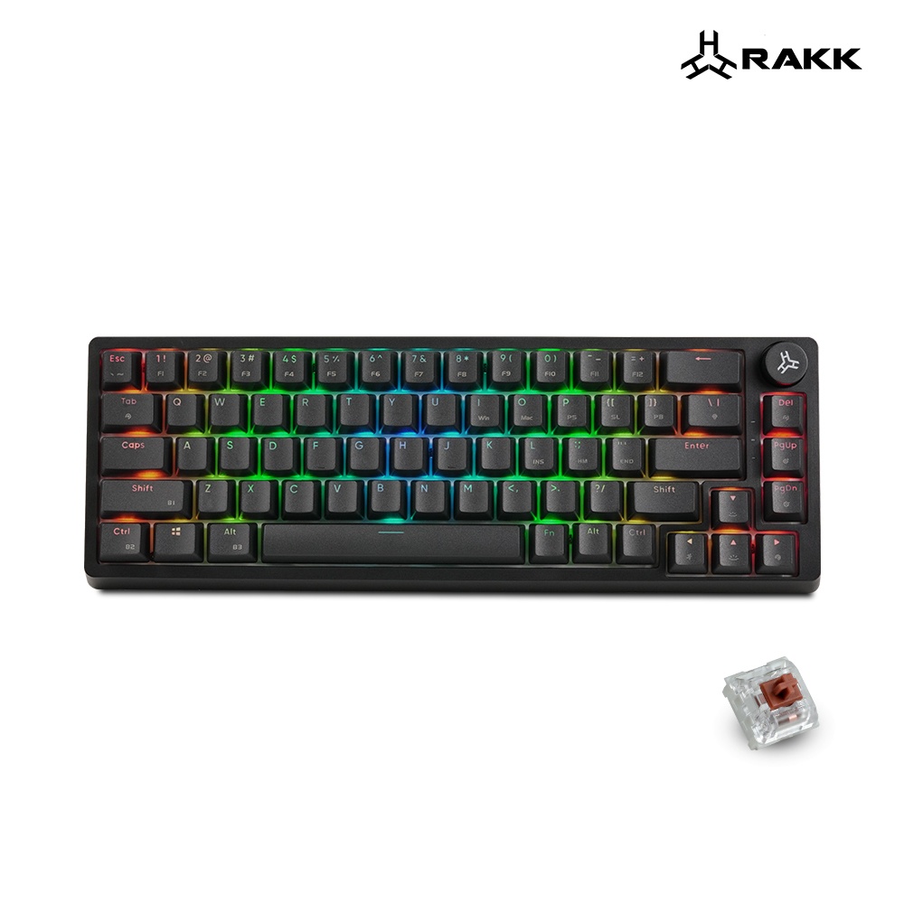 EasyPC| Rakk Pirah/Plus 66 Wireless Mechanical Keyboard| RGB| White ...
