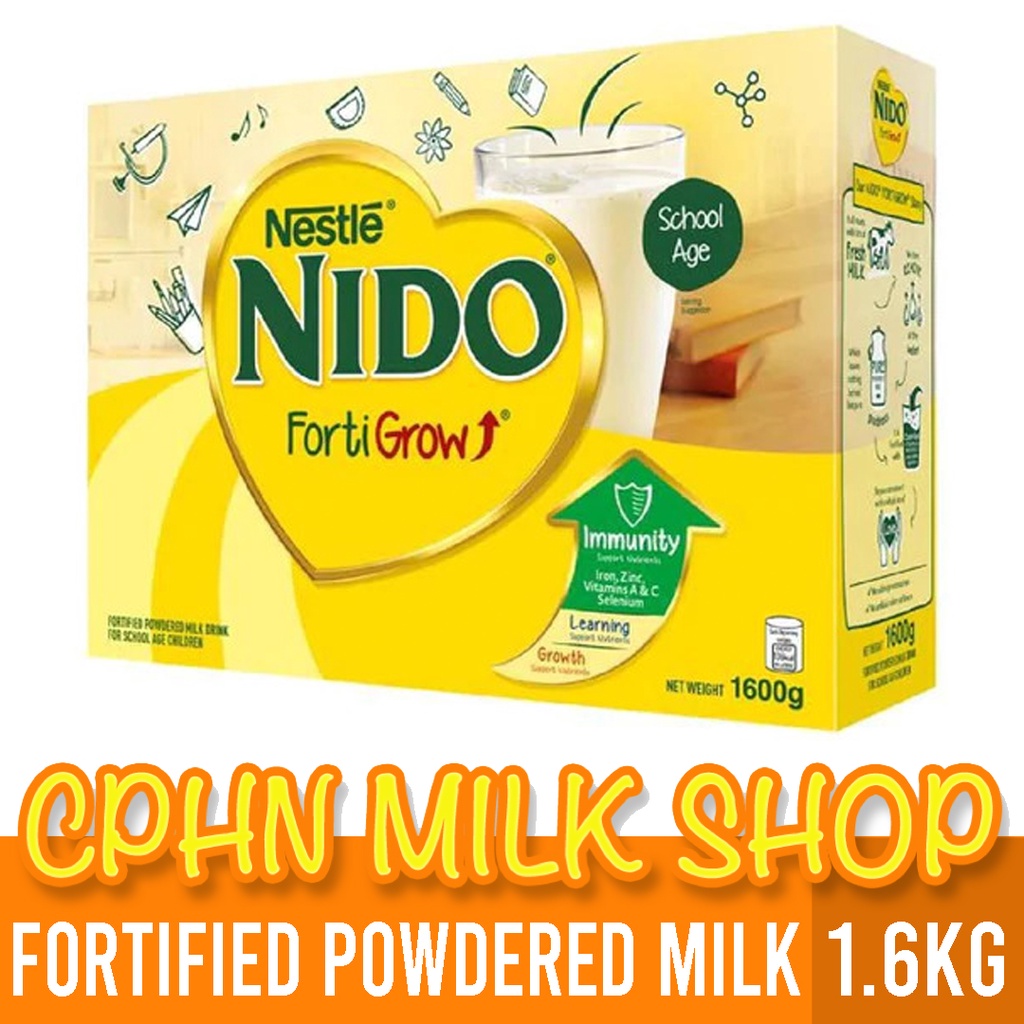 NIDO FORTIGROW 1.6kg Fortified Powdered Milk Drink | Shopee Philippines