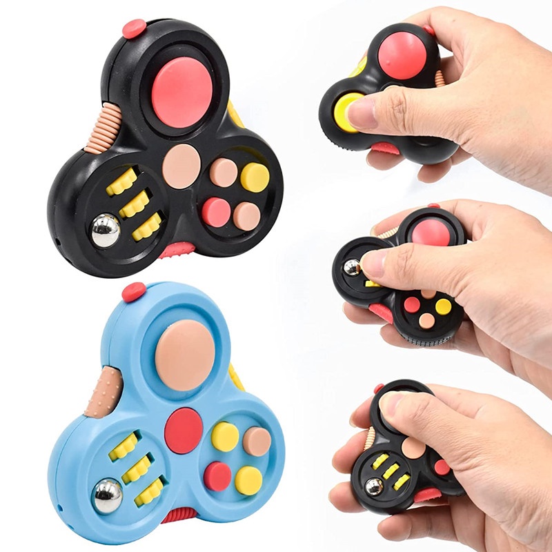 Fidget Pad Spinner Rotating Magic Bean Stress Relief Hand Sensory Ideal ...