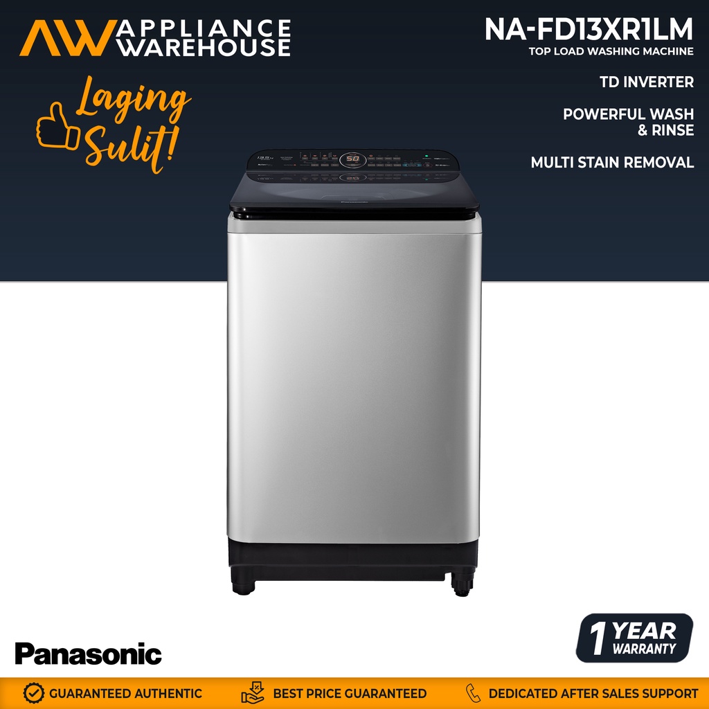 Panasonic NA-FD13XR1LM Fully Auto Top Load 13.5 Kg Washing Machine (NCR ...