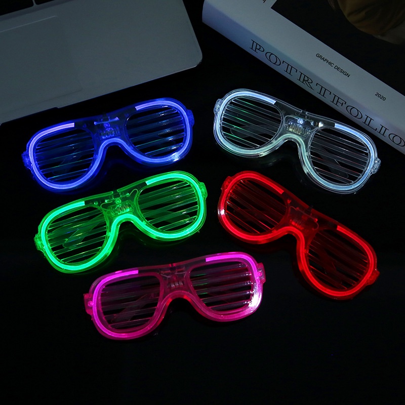 Luminous Glasses Blinds led Glasses Fluorescent Cold Light Glasses ...
