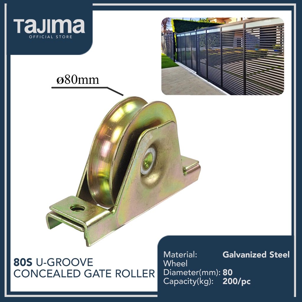 80S U-Groove Concealed Gate Roller | Shopee Philippines
