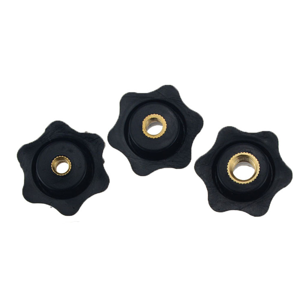 6PCS Six Star Type Through Hole M5 M6 M8 Plum Bakelite Hand Tighten ...