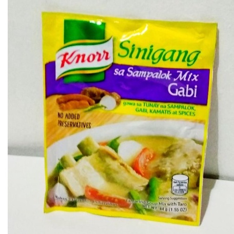 Knorr Sinigang sa Sampalok Mix Gabi (44g ) | Shopee Philippines