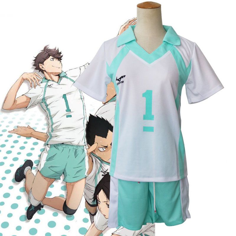 Johsai Aoba Haikyuu Oikawa Tooru No.1 Uniform With Loose Fit For Wear ...