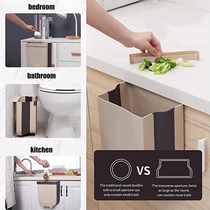 Japanese Kitchen Bin Cut & Clean Garbage Trash Under Sink Kitchen Tool ...