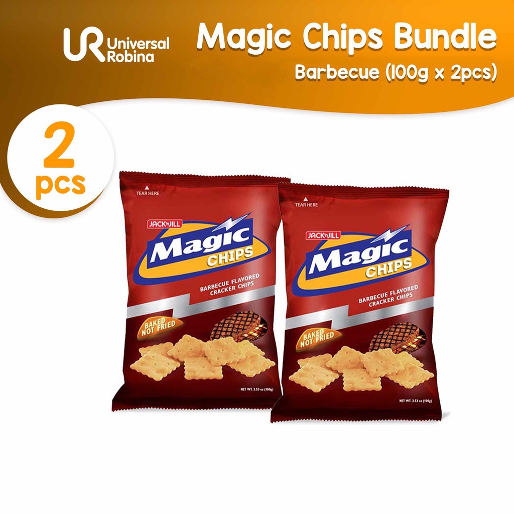 2 x Magic Chips Barbecue Big Pack (100g) | Shopee Philippines