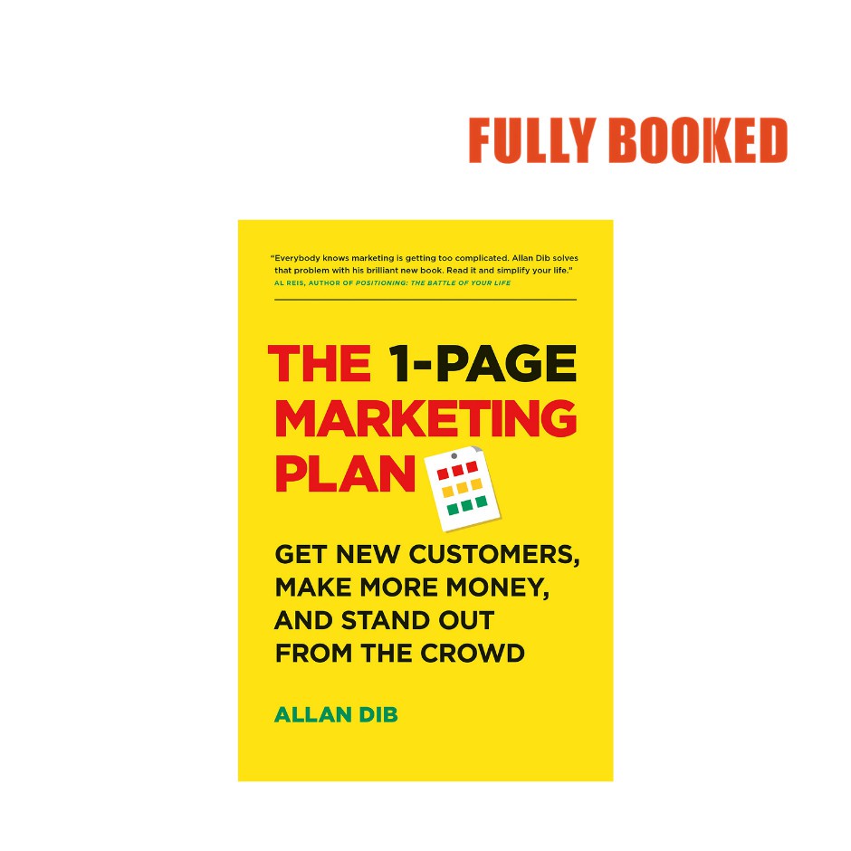 1-Page Marketing Plan (Paperback) by Allan Dib | Shopee Philippines