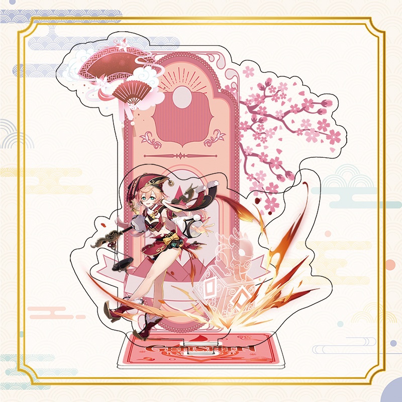 Genshin impact stand double layer stand Acrylic stand genshin impact ...