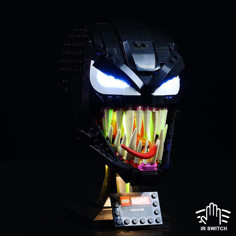 Led Light Kit For 76187 Venom Mask Model Toys Set (Not Included ...