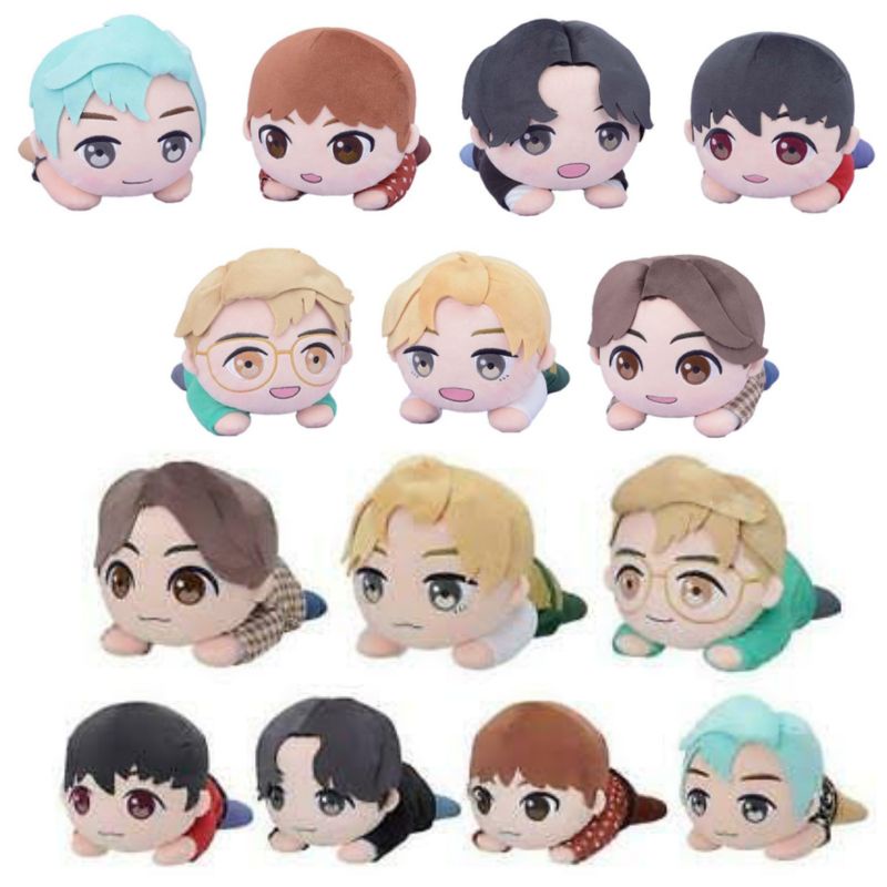 BTS Tinytan - Jungkook, V, Jimin, RM, J-hope, Suga, Jin - Dynamite Mega Jumbo Nesoberi Plush ...