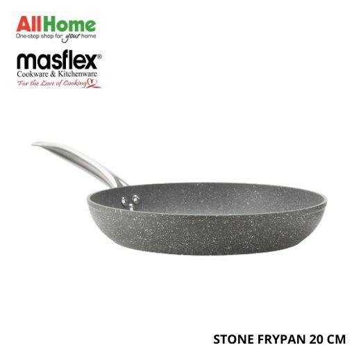 MASFLEX Forged Stone Series 3 Layer Non-Stick Coating Induction Frypan ...