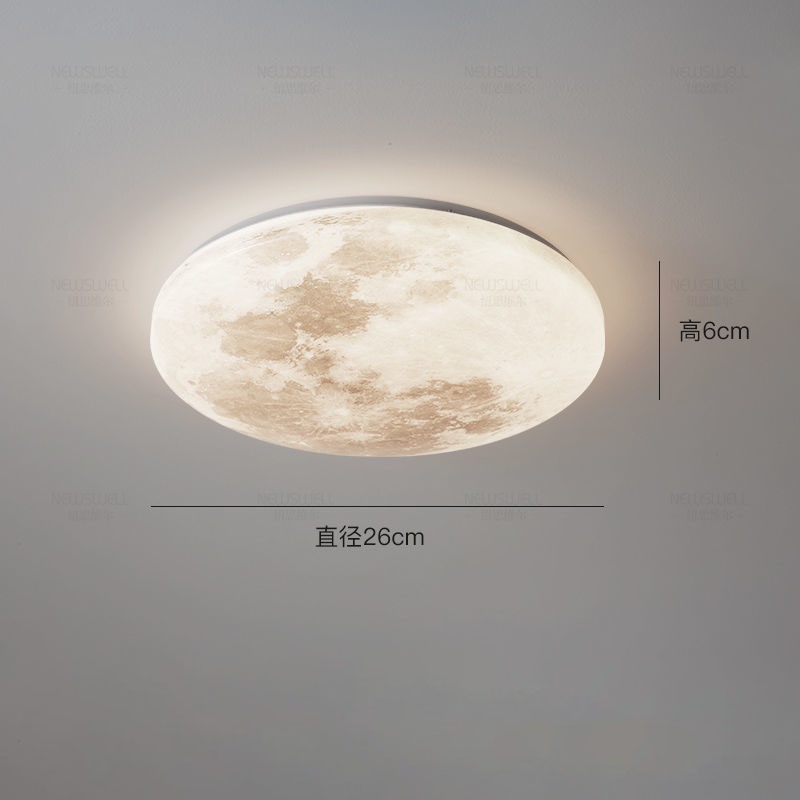 Modern Creative Moon Lamp Nordic Minimalist Led Moon Ceiling Light Bedroom Living Room Ceiling ...