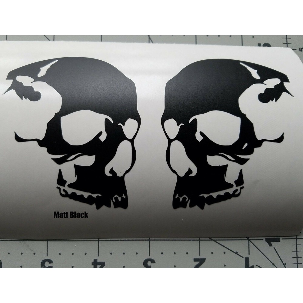 Skull helmet, (2) Skateboard decals Skull#3 Motorcycle helmet decals ...