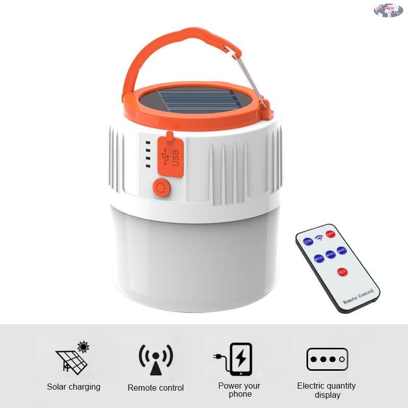 Solar Emergency Charging Lamp W Power Bank Function | Shopee Philippines