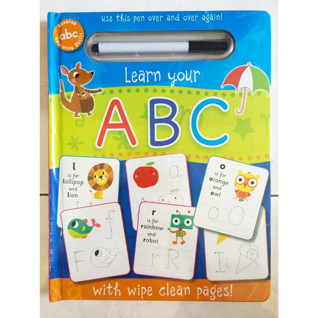 Learn Your ABC With Wipe Clean Pages! | Shopee Philippines