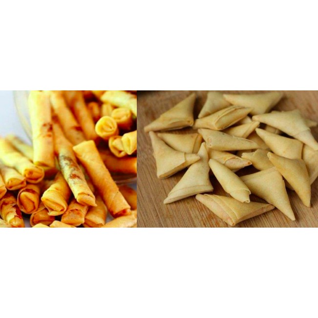 Chilli Spring Roll Popia Mini Udang Kering / Samosa (300g) | Shopee ...