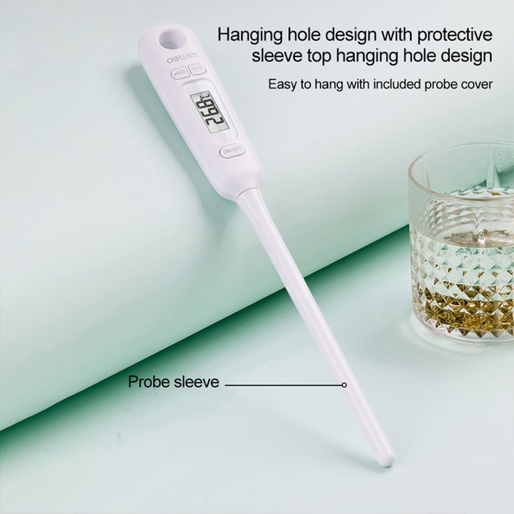 Deli Food Temperature Hygrothermograph Digital Kitchen Thermometer ...
