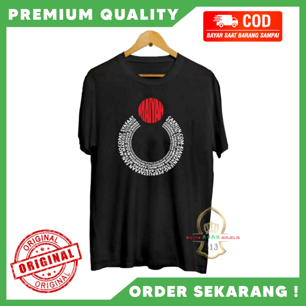[Original]/ Kaos Maiyah Cak Nun / Maiyah Logo / Jancukgers/ Kaos Maiyah ...