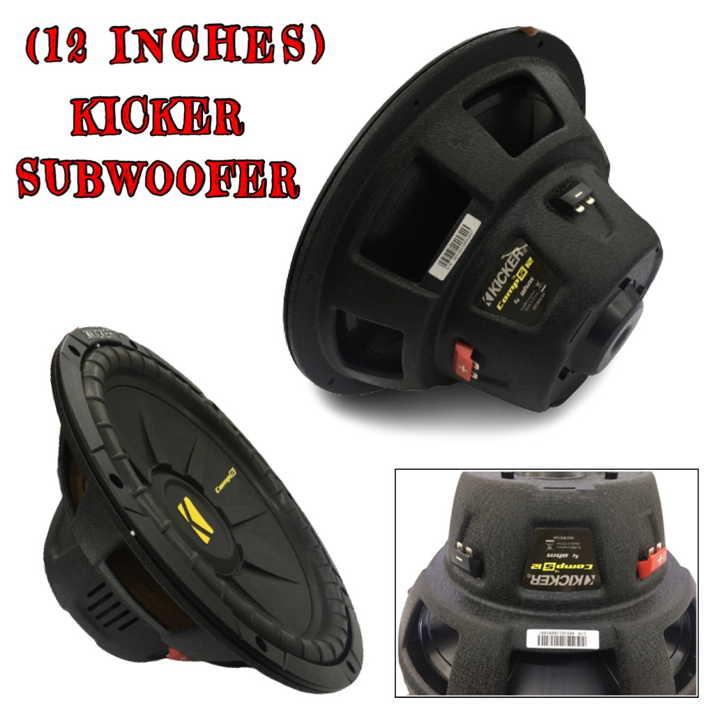 LD 12 Inch Kicker CompC 4ohm SVC 600W Max Speaker Subwoofer (7329 ...