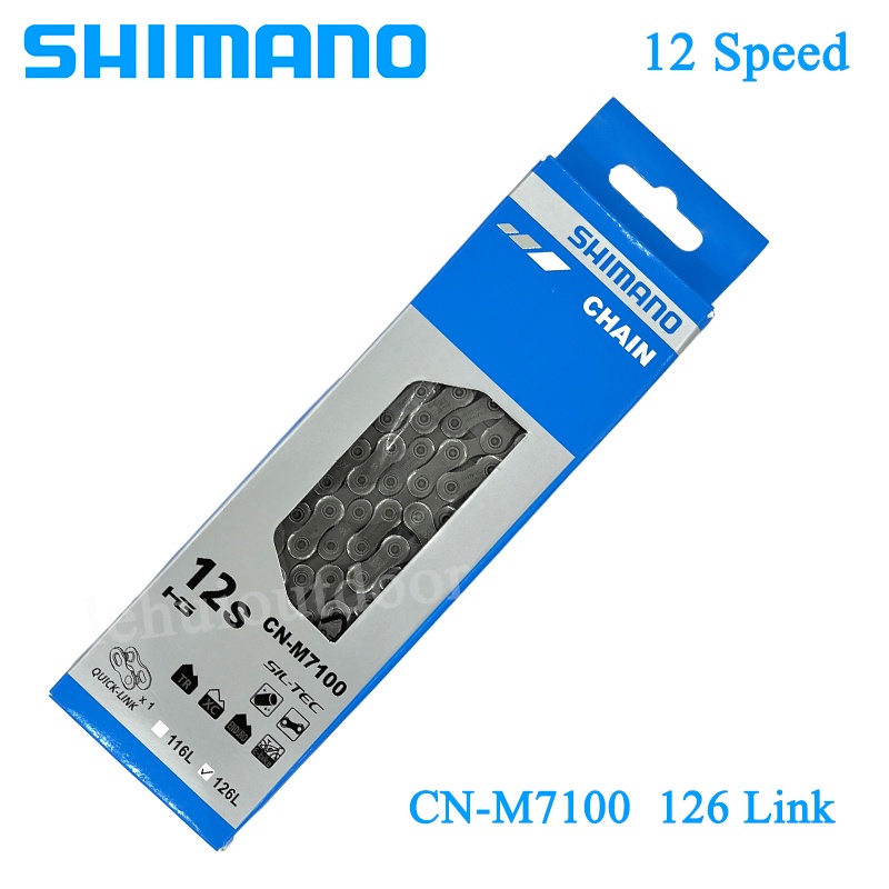 SHIMANO DEROE SLX XT CN-M7100 Chain 12-Speed Mountain Bike Bicycle ...