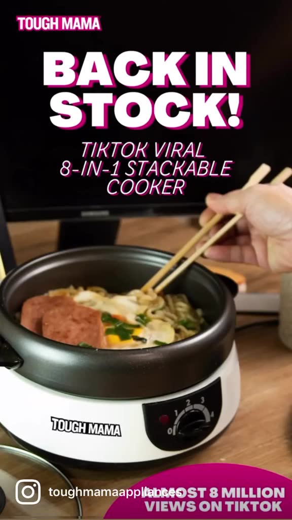 Tough Mama NTM-MC15 Stackable Multicooker 8in1 Multifunctional Electric ...