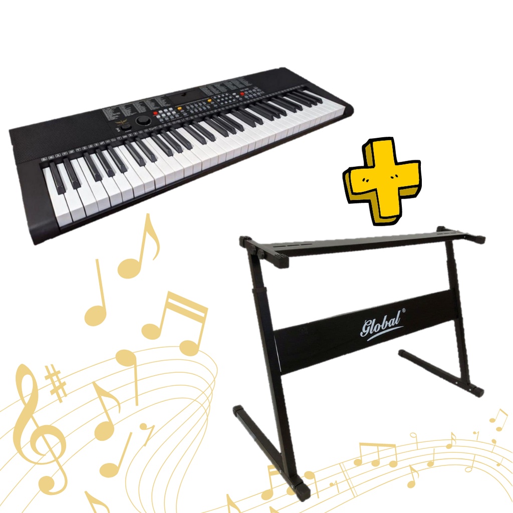 Global/Skywing SW - 299/GL-290 61 Key Electronic Keyboard w/ OK - Stand ...