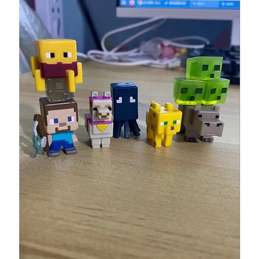 7PCSMinecraft Mini Blaze Figures Toy Cute Game minifigures Action ...
