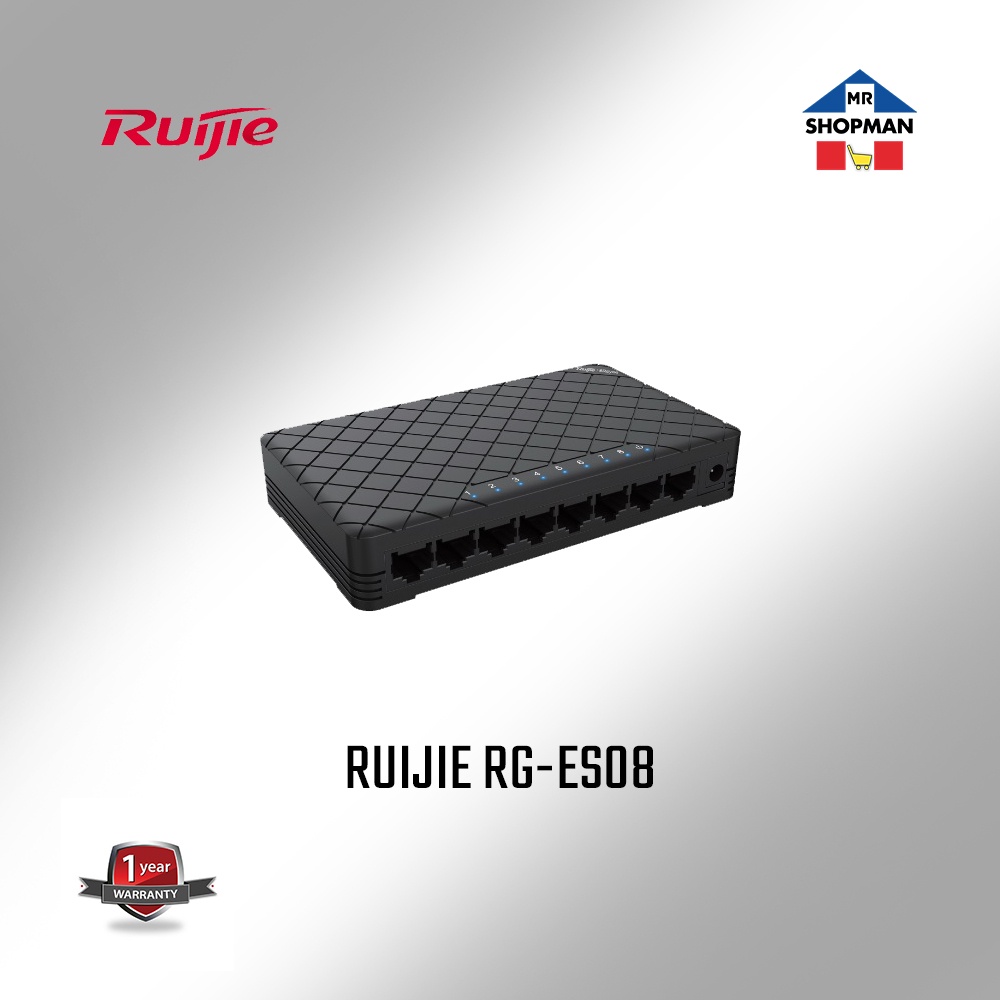 Ruijie RG ES05 | RG ES08 10/100Mbps 5 port / 8 port Unmanaged Plastic ...