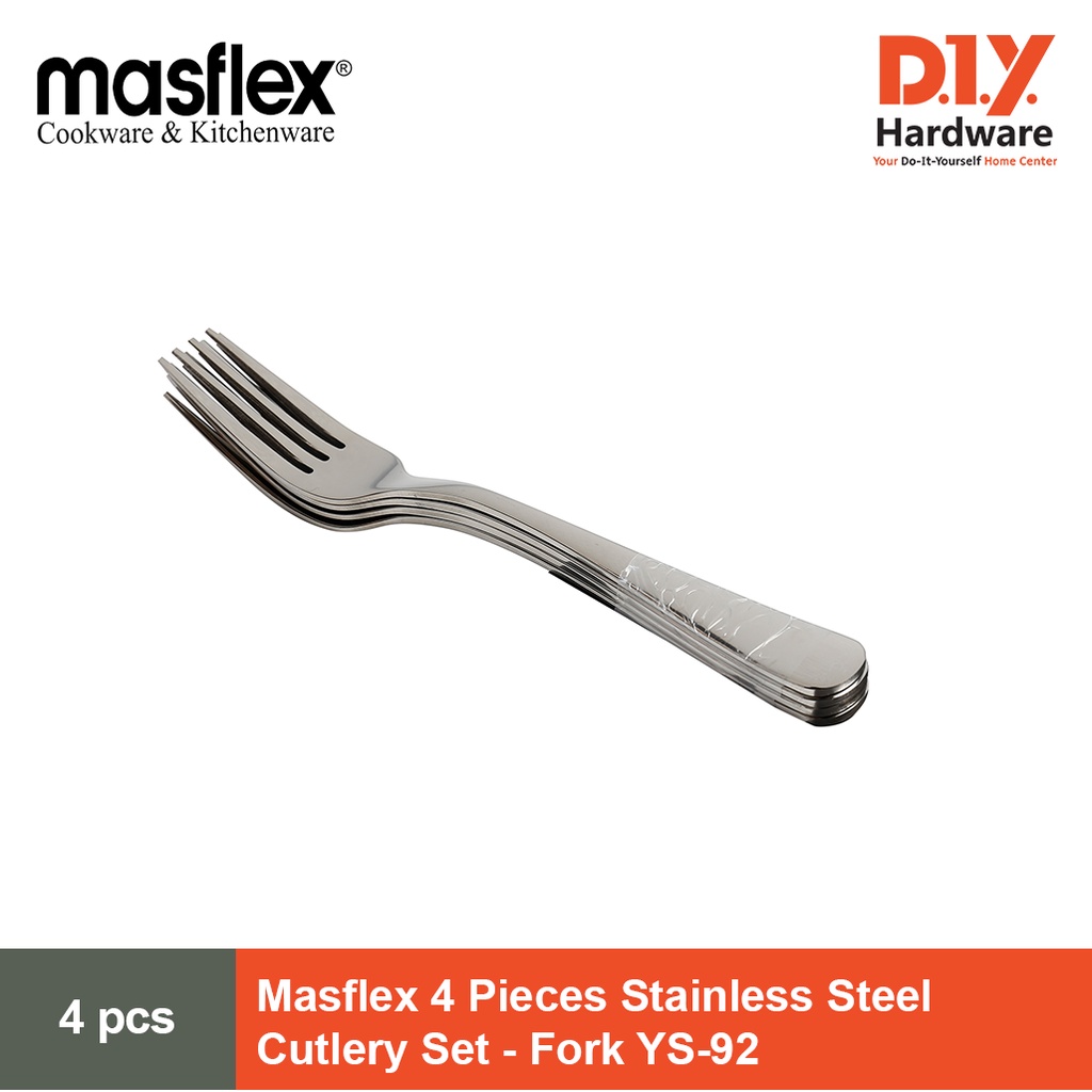 Masflex 4 Pieces Stainless Steel Cutlery Set - Fork YS-92 | Shopee ...