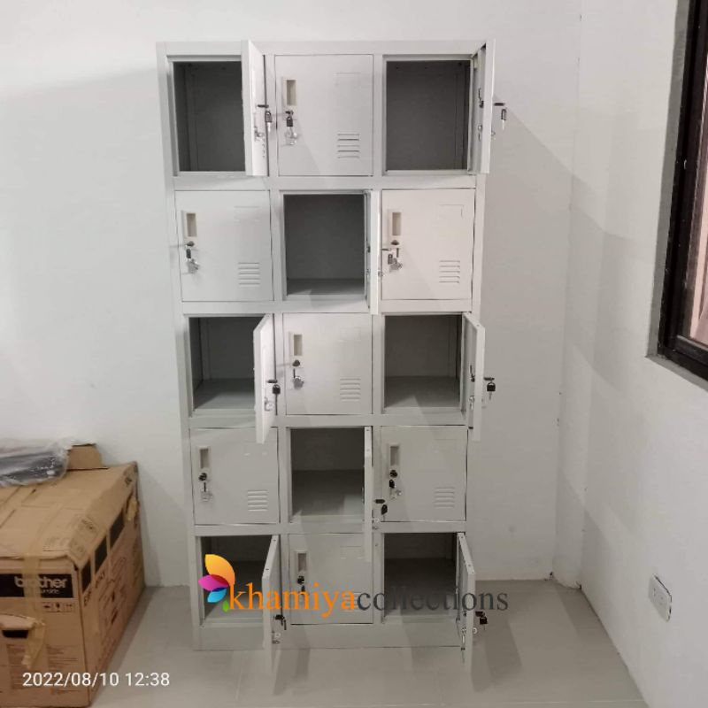 Metal Locker with keylock & padlock (Doors 2D,6D,9D,12D,15D,18D,24D,50D ...