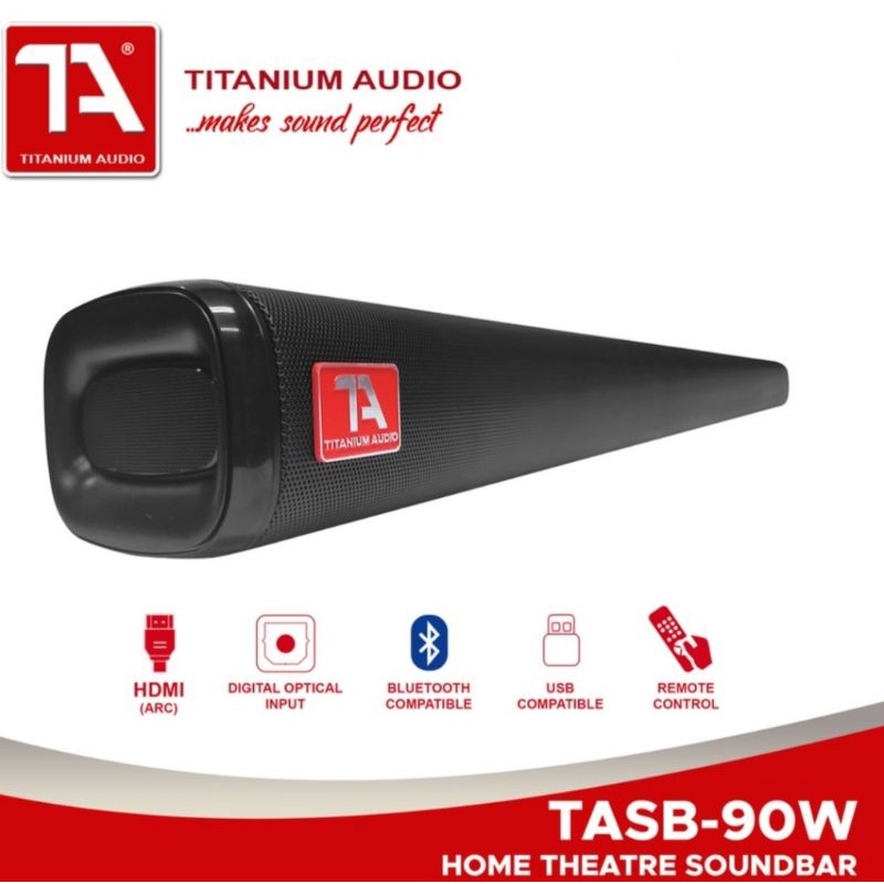 TITANIUM TASB-90 SOUNDBAR BLUETOOTH SPEAKER | Shopee Philippines