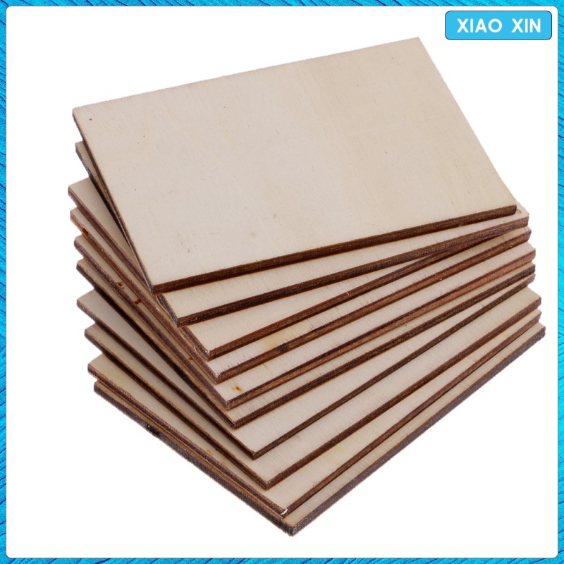 20 Pieces Blank Boards Plywood Sheets For Crafts, Models & Wood Plaque ...