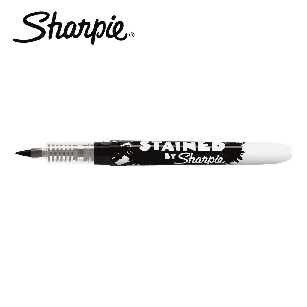 Sharpie Stained Brush Black Marker (1815005) | Shopee Philippines