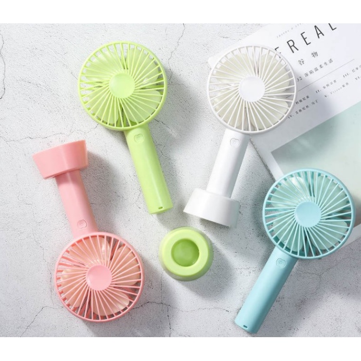 Portable Handheld Mini Stand Fan Desktop Cooling Office | Shopee ...