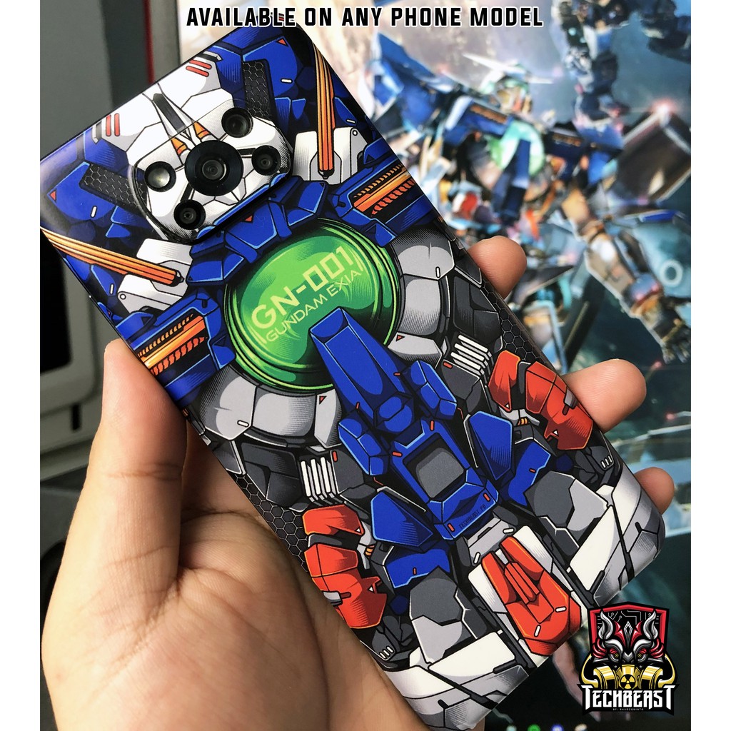 3M Gundam Mecha Mobile Suit Exia Gaming Universal Techbeast Skin Vinyl ...