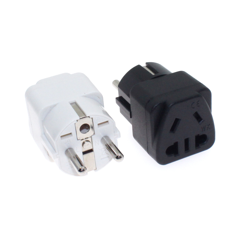 European Travel Adapter (Type F), US/EU/China Socket To EU Korea ...
